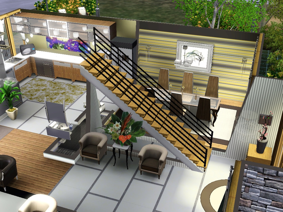 The Sims Resource | Contemporary Lodge v1