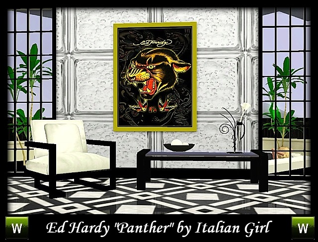 The Sims Resource | Ed Hardy ~ Panther