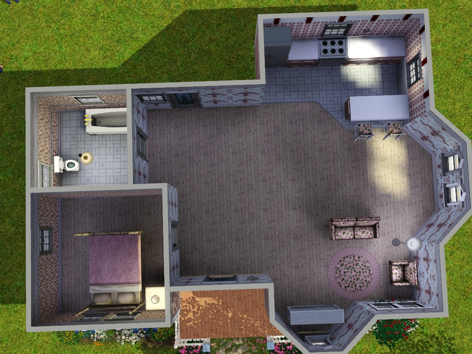 The Sims Resource | Petit Victorian Starter by Christine
