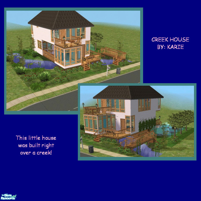 The Sims Resource - 1 Possum Holler (Creek House)