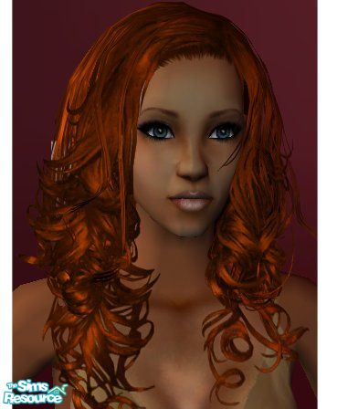 The Sims Resource - Xmsims Curls Red recolor