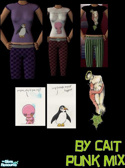 The Sims Resource - Punk Mix