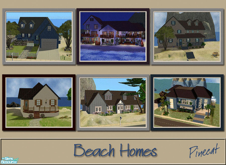 The Sims Resource - Beach Homes - Set