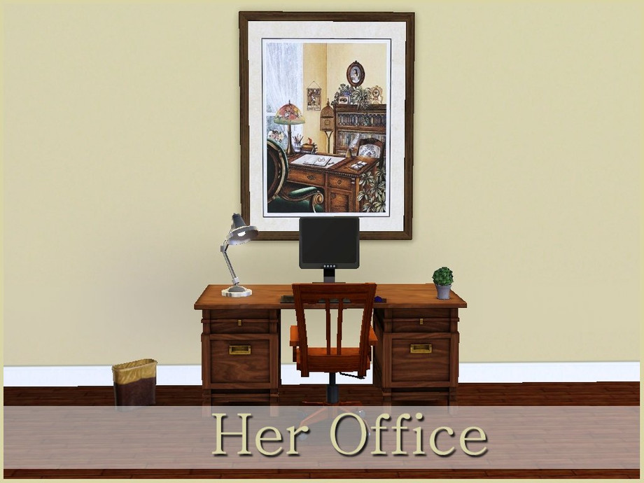 The Sims Resource | His & Hers Office