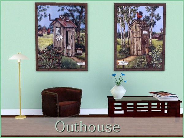 The Sims Resource | Outhouse