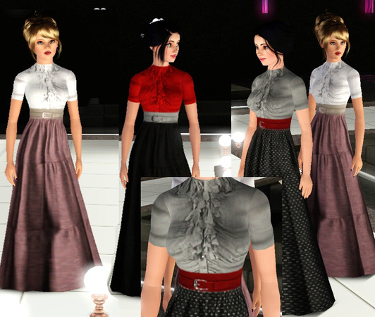 The Sims Resource | Maggie Gothic wear 02