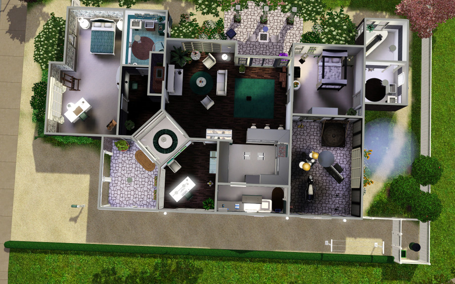 The Sims Resource | A Cottage For Two