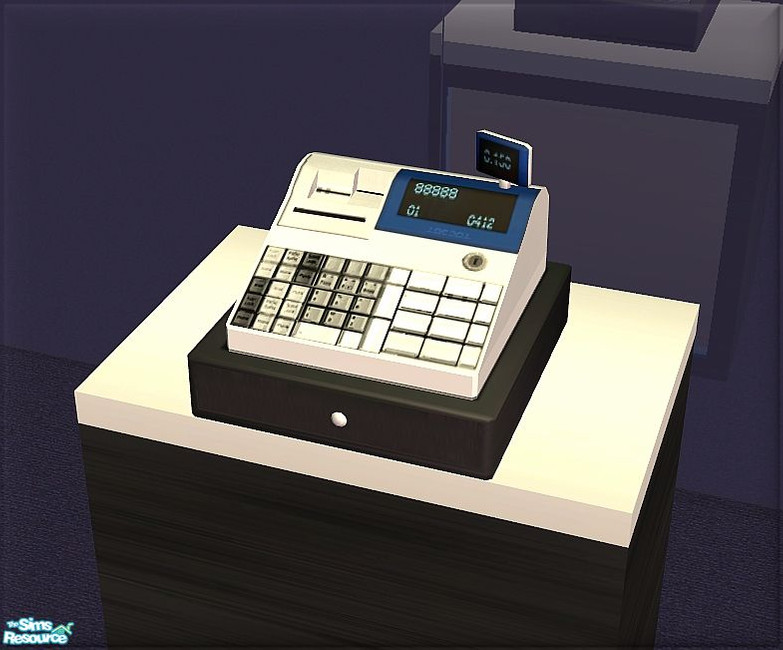 The Sims Resource - A La Mode Cash Register
