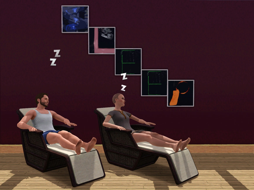 The Sims Resource - Lots of Letters Alphabet - 26 paintings in 1!!