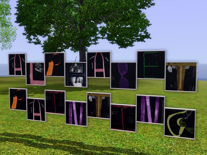 The Sims Resource - Lots of Letters Alphabet - 26 paintings in 1!!