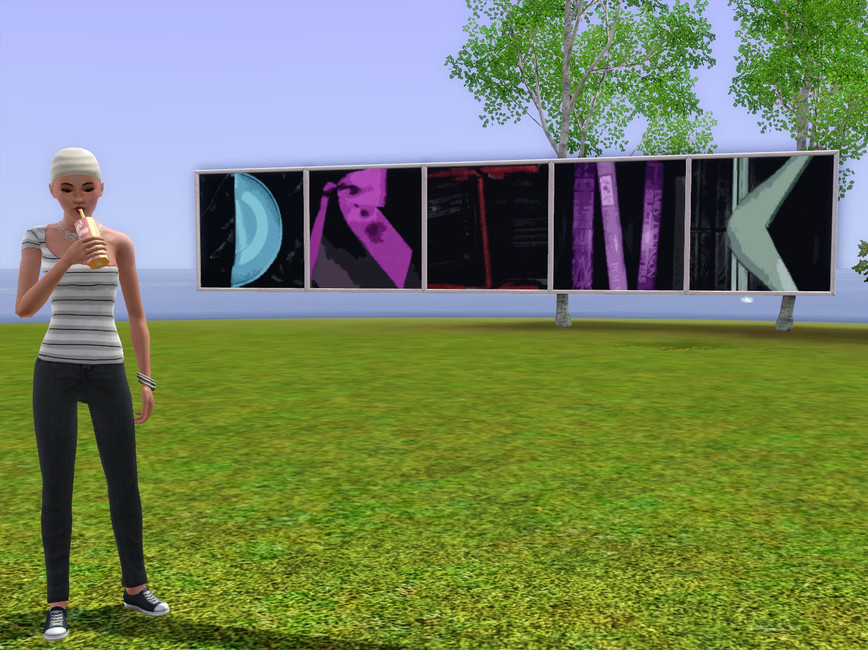 The Sims Resource - Lots of Letters Alphabet - 26 paintings in 1!!