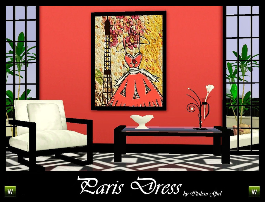 The Sims Resource - Paris Dress
