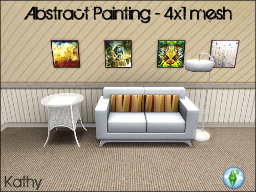 The Sims Resource - Abstracts Painting