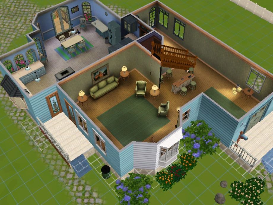 The Sims Resource | Blue House intro
