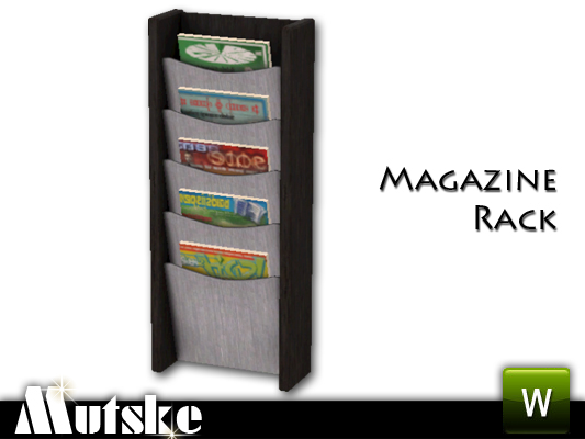 The Sims Resource | Hallway Leon Magazine Rack