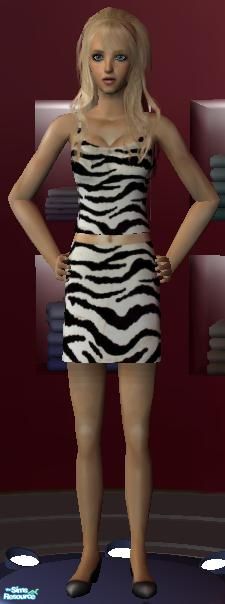 The Sims Resource | SIMply Addicted Zebra Print Collection - 2