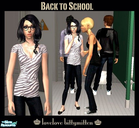 The Sims Resource - LLBM Back To School 5/5