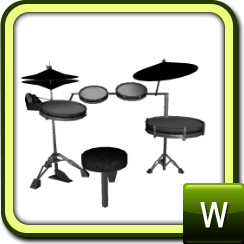 The Sims Resource | Electric Drum kit /w CowBell