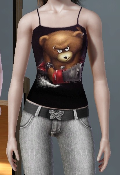 The Sims Resource - Bear shirt