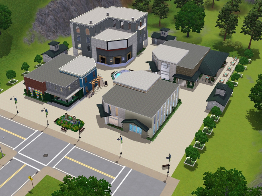 The Sims Resource | Sim Town Plaza