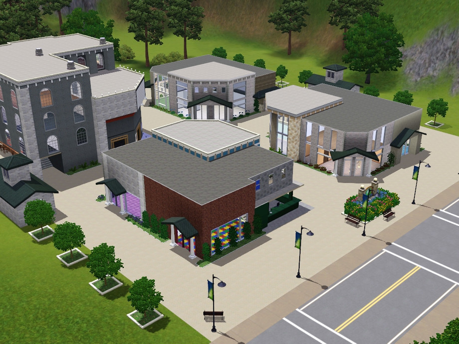 The Sims Resource | Sim Town Plaza