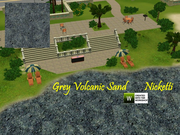 The Sims Resource | Grey Volcanic Sand