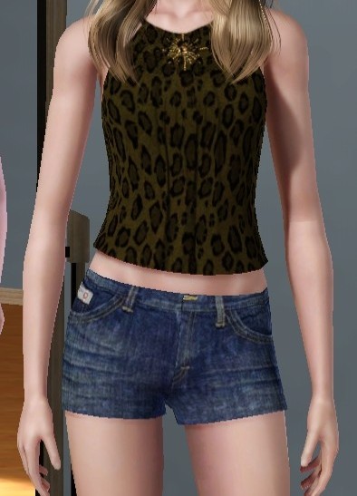 The Sims Resource | Denim Shorts