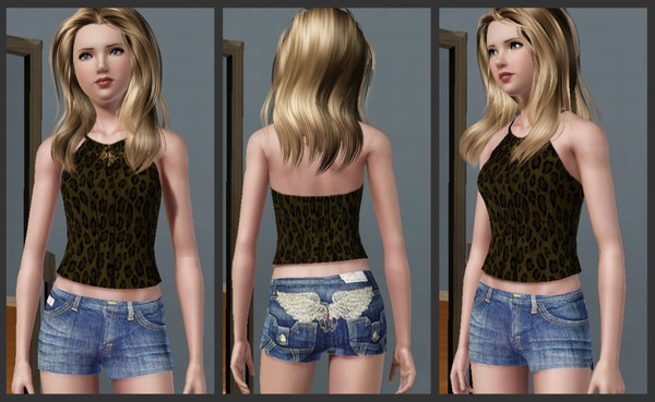 The Sims Resource | Denim Shorts