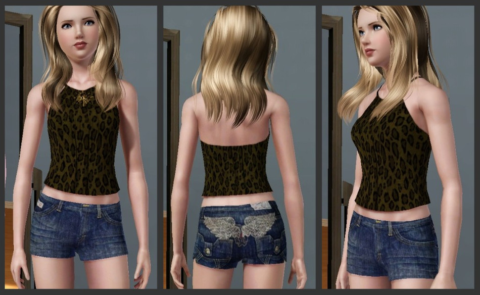 The Sims Resource - Denim Shorts