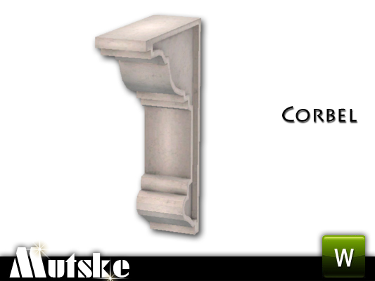 The Sims Resource | Victorian Style Corbel
