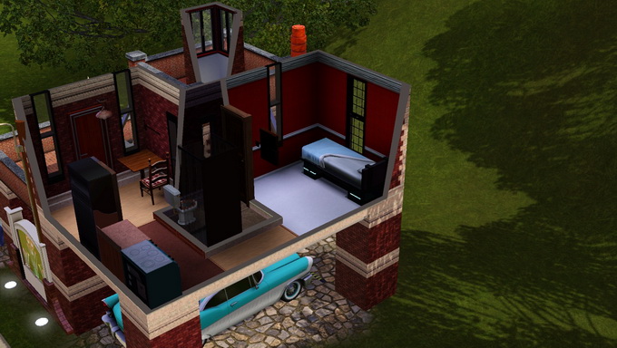 The Sims Resource - Fire Shack
