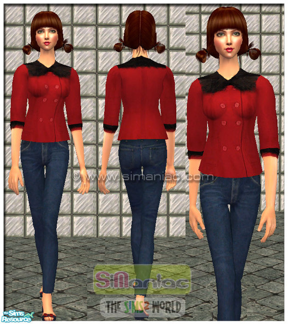 The Sims Resource - Red jacked