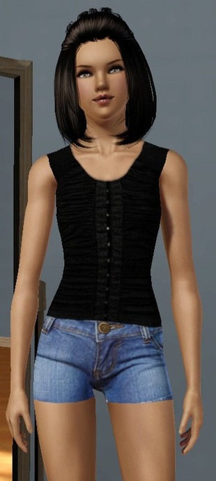 The Sims Resource - Shorts and Top (Full Outfit)