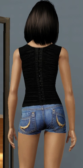 The Sims Resource - Shorts and Top (Full Outfit)