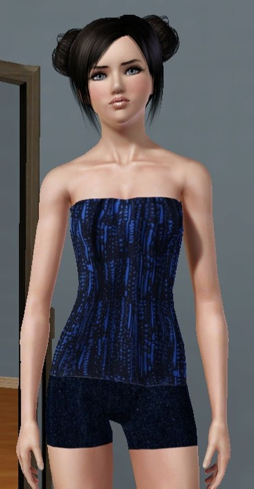 The Sims Resource | Shorts and Top (Full Outfit)