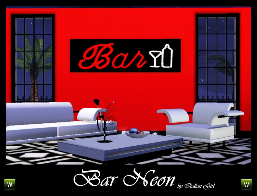 The Sims Resource - Bar Neon
