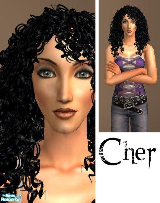 The Sims Resource - 1980\'s Cher