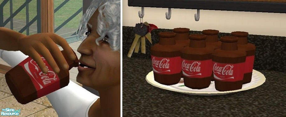 The Sims Resource | Bottled Coke Products - Coca Cola