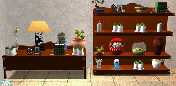 The Sims Resource | Colonial Sideboard Recolor 2