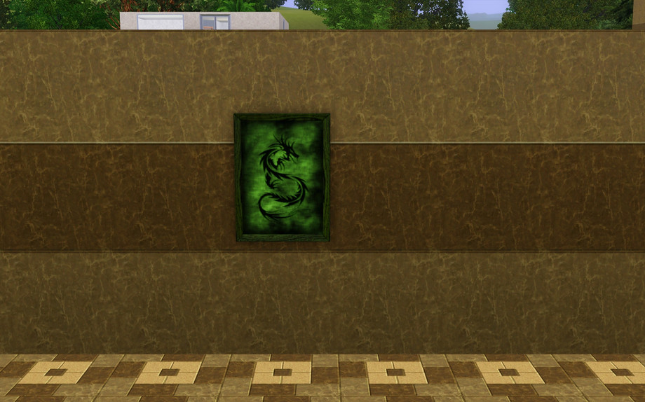 The Sims Resource - Some dragon painting