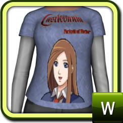 The Sims Resource - Female Castlevania Layered Tee