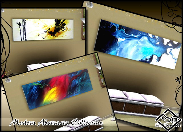 The Sims Resource - Modern Abstracts Collection