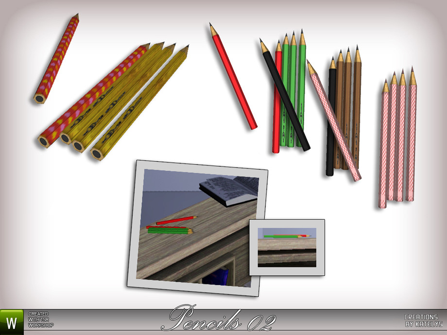 The Sims Resource | Pencils 01