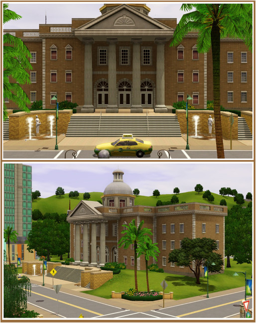 The Sims Resource - New Sunset City Hall