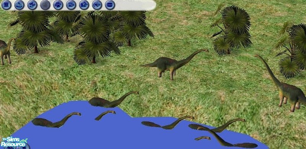The Sims Resource | Prehistoric Neighborhood Decor