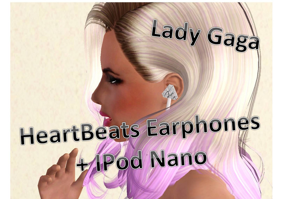 The Sims Resource | HeartBeats Earphones + IPod Nano