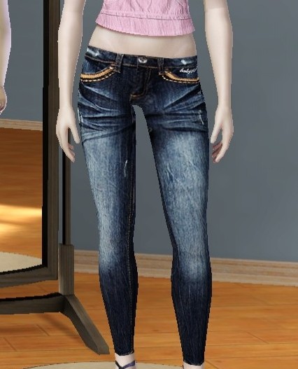 The Sims Resource | Denim Skinnies