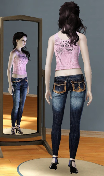 The Sims Resource | Denim Skinnies