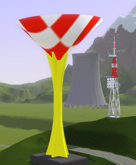 The Sims Resource | Structure Modern Water Tower