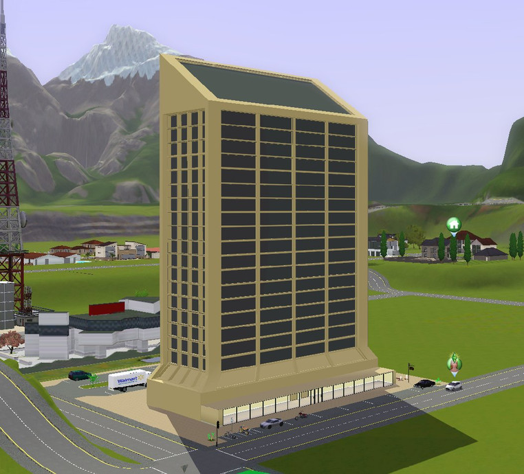 The Sims Resource | Building The Carlton Hotel